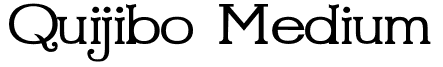 Quijibo Medium: Free Font Download | MaisFontes
