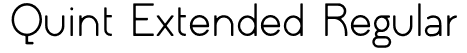 Quint Extended Regular: Free Font Download | MaisFontes