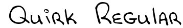 Quirk Regular: Free Font Download | MaisFontes