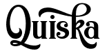 Quiska: Free Font Download | MaisFontes