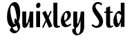 Quixley Std: Free Font Download | MaisFontes