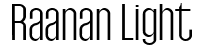 Raanan Light Font: Free Download | MaisFontes