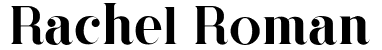 Rachel Roman: Baixar Fonte Grátis | MaisFontes