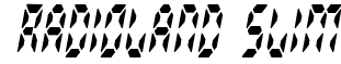 Radioland Slim: Free Font Download | MaisFontes