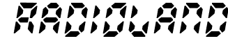Radioland Font: Free Download | MaisFontes