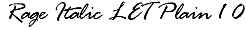 Rage Italic: Download Free Font | MaisFontes