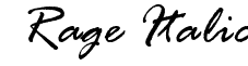 Rage Italic: Free Font Download | MaisFontes