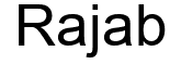 Rajab: Free Font Download | MaisFontes
