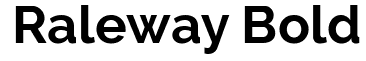 Raleway Font: Free Download | MaisFontes