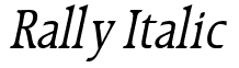 Rally Italic: Free Font Download | MaisFontes