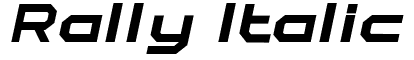Rally Italic: Free Font Download | MaisFontes