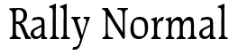 Rally Normal: Free Font Download | MaisFontes