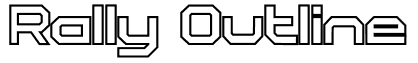 Rally Outline: Free Font Download | MaisFontes