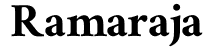 Ramaraja: Baixar Fonte Grátis | MaisFontes