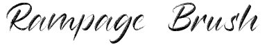 Rampage Brush Font: Free Download | MaisFontes