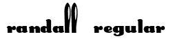 RANDALL Regular Font: Free Download | MaisFontes