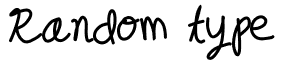 Random type: Baixar Fonte Grátis | MaisFontes