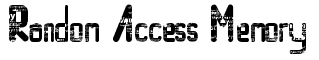 Random Access Memory Font: Free Download | MaisFontes
