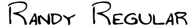 Randy Regular: Free Font Download | MaisFontes