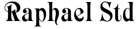 Raphael Std Font: Free Download | MaisFontes