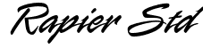 Rapier Std: Download Free Font | MaisFontes