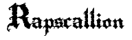 Rapscallion: Free Font Download | MaisFontes