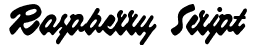 Raspberry Script: Free Font Download | MaisFontes