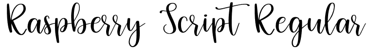 Raspberry Script Regular: Free Font Download | MaisFontes