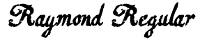Raymond Regular: Free Font Download | MaisFontes
