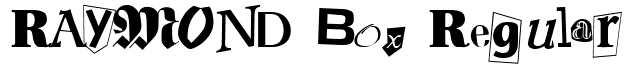 RAYMOND Box Regular: Free Font Download | MaisFontes