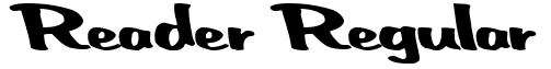 Reader Regular: Baixar Fonte Grátis | MaisFontes
