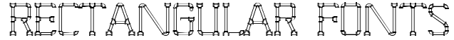 Rectangular Fonts: Free Font Download | MaisFontes