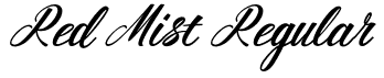Red Mist Regular Font: Free Download | MaisFontes