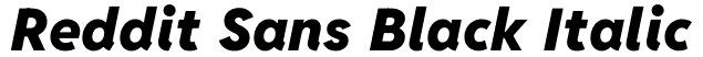 Reddit Sans Black Italic: Baixar Fonte Grátis | MaisFontes