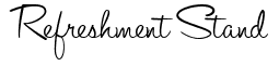 Refreshment Stand: Free Font Download | MaisFontes