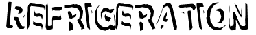 Refrigeration Font: Free Download | MaisFontes