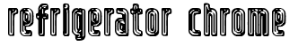 Refrigerator Chrome: Free Font Download | MaisFontes