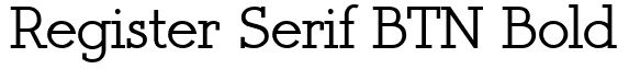 Register Serif BTN Bold: Free Font Download | MaisFontes