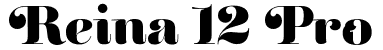 Reina 12 Pro: Free Font Download | MaisFontes
