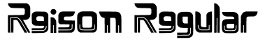 Reison Regular: Baixar Fonte Grátis | MaisFontes