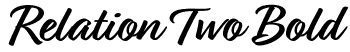 Relation Two Bold Font: Free Download | MaisFontes
