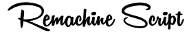 Remachine Script: Free Font Download | MaisFontes