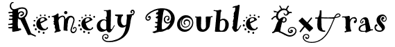 Remedy Double Extras: Baixar Fonte Grátis | MaisFontes