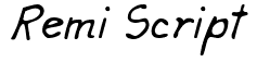 Remi Script: Free Font Download | MaisFontes