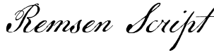 Remsen Script: Free Font Download | MaisFontes