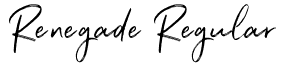 Renegade Regular Font: Free Download | MaisFontes