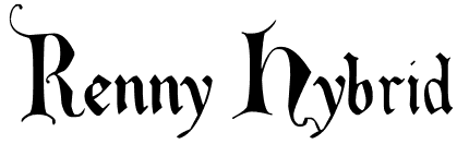 Renny Hybrid: Free Font Download | MaisFontes