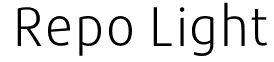 Repo Light: Free Font Download | MaisFontes