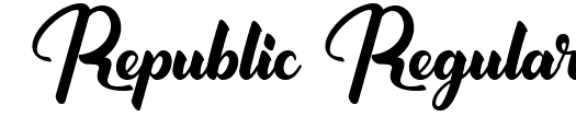 Republic Regular Font: Free Download | MaisFontes