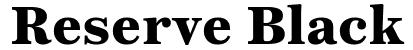 Reserve Black: Download Free Font | MaisFontes